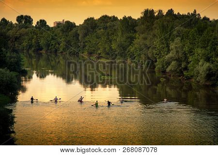 Group People Paddling Image & Photo (Free Trial) | Bigstock