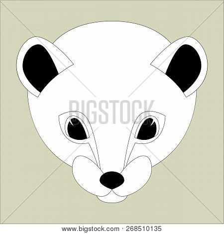 Cartoon Weasel Face Vector & Photo (Free Trial) | Bigstock