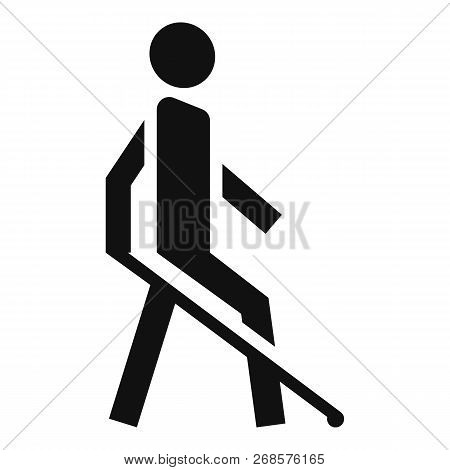 Blind Man Icon. Simple Image & Photo (Free Trial) | Bigstock