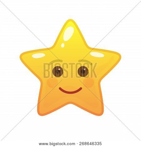 Vector y foto Happy Star Shaped (prueba gratis) | Bigstock