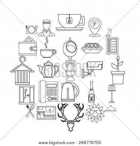 Furnished Rooms Icons Image & Photo (Free Trial) | Bigstock