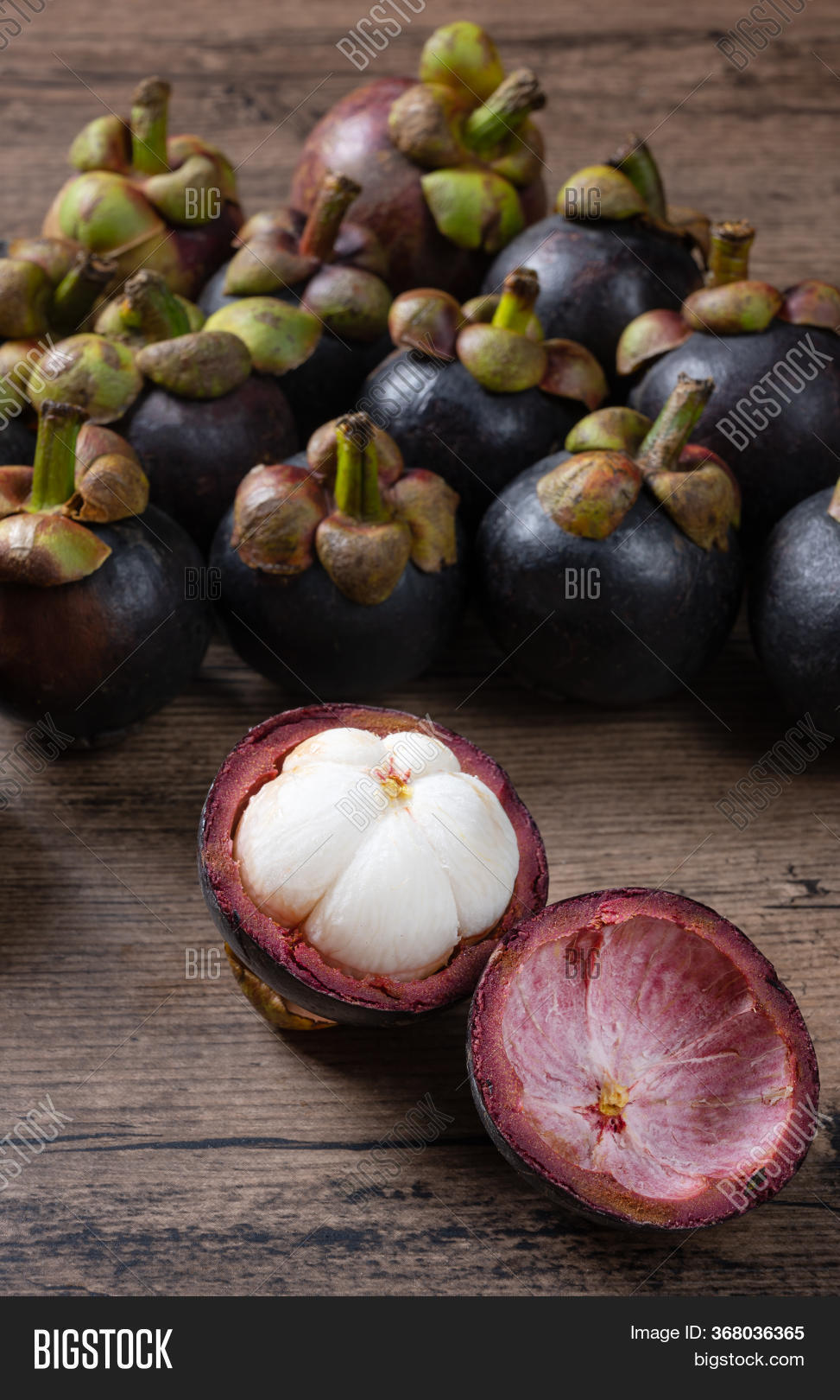 Ripe Mangosteen Fruits Image & Photo (Free Trial) | Bigstock