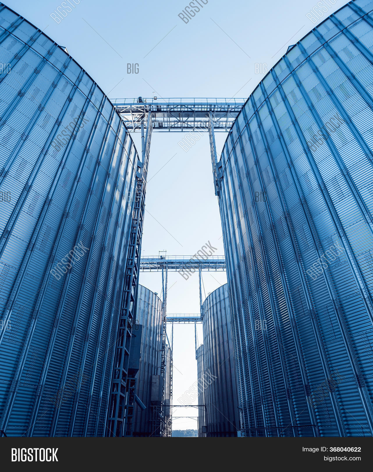 Modern Silos Storing Image & Photo (Free Trial) | Bigstock