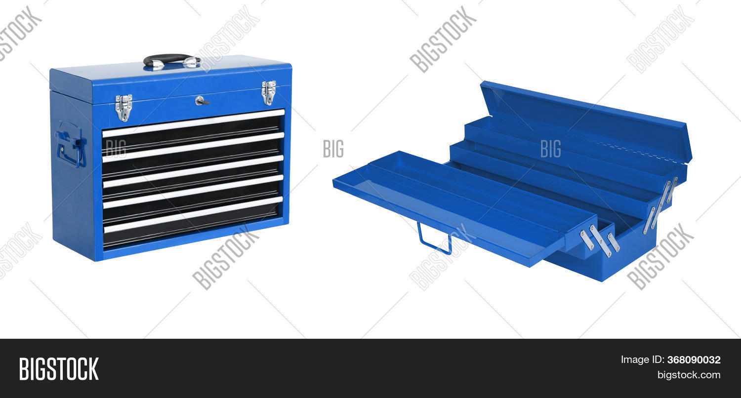 Blue Toolboxes Image & Photo (Free Trial) | Bigstock