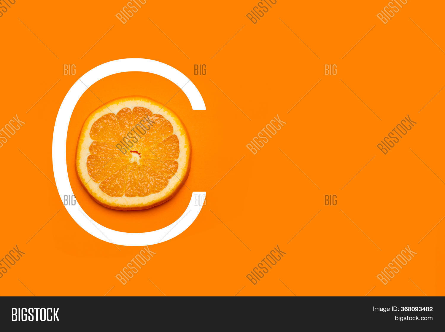 Slice Orange On Orange Image & Photo (Free Trial) | Bigstock
