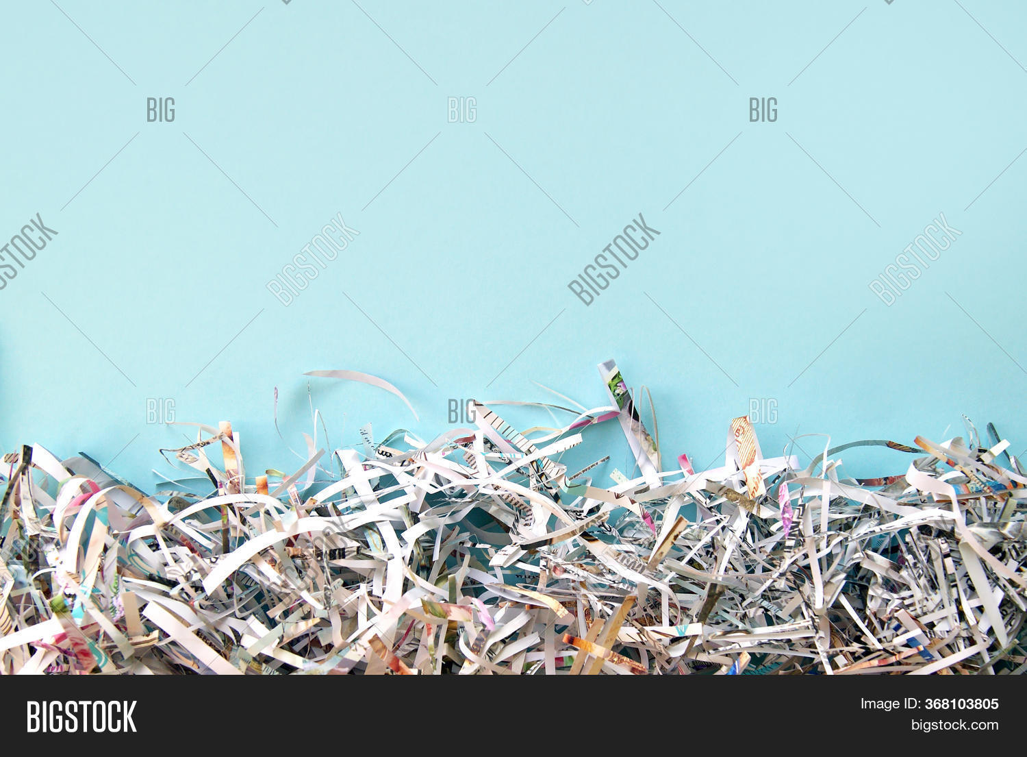 Shredded Paper On Image & Photo (Free Trial) | Bigstock
