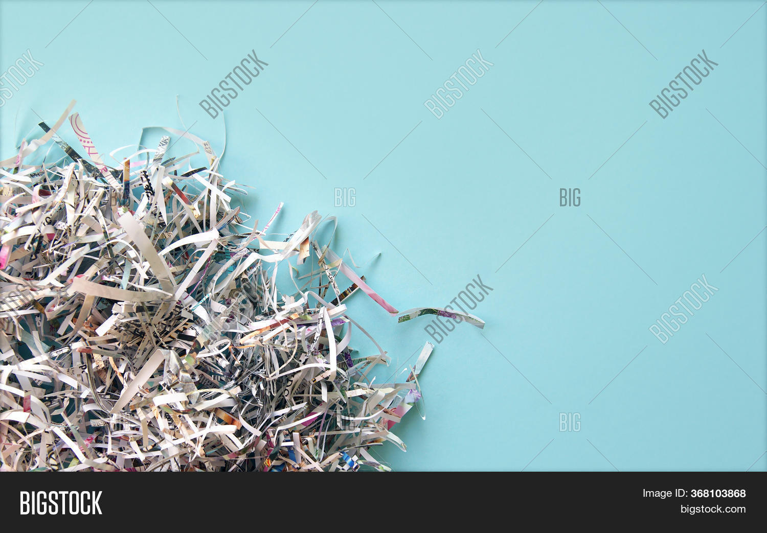 Shredded Paper On Image & Photo (Free Trial) | Bigstock