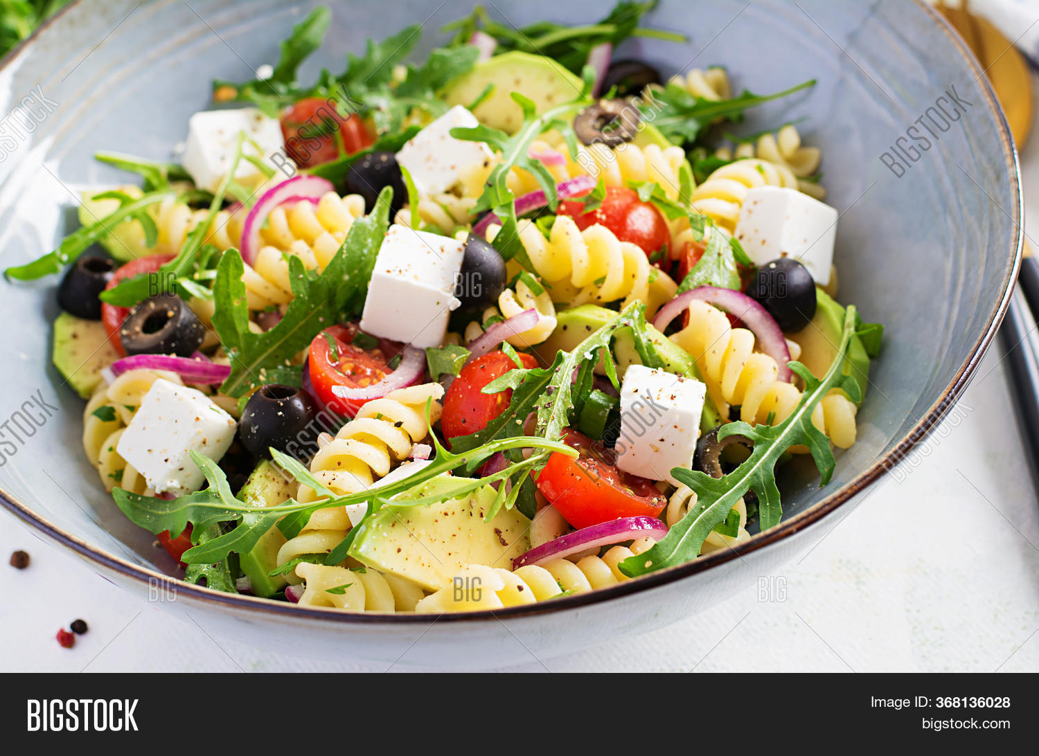 Pasta Salad Tomato, Image & Photo (Free Trial) | Bigstock