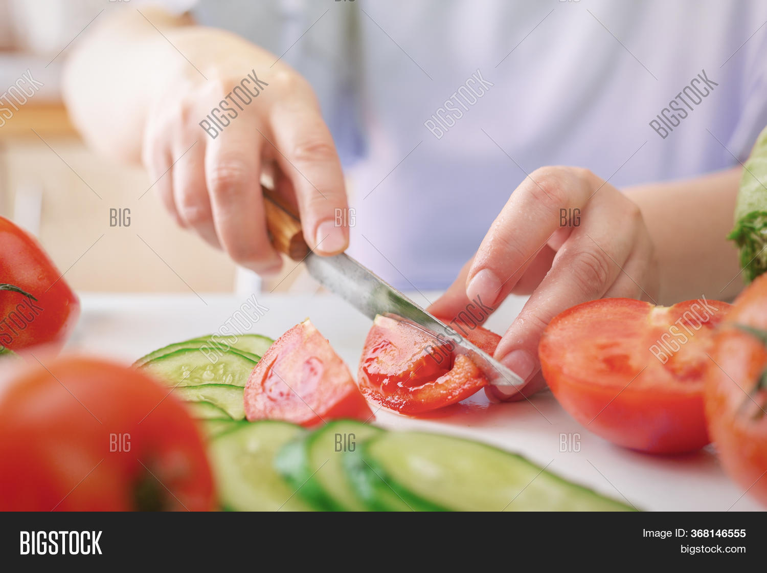 Chef Slicing Image & Photo (Free Trial) | Bigstock