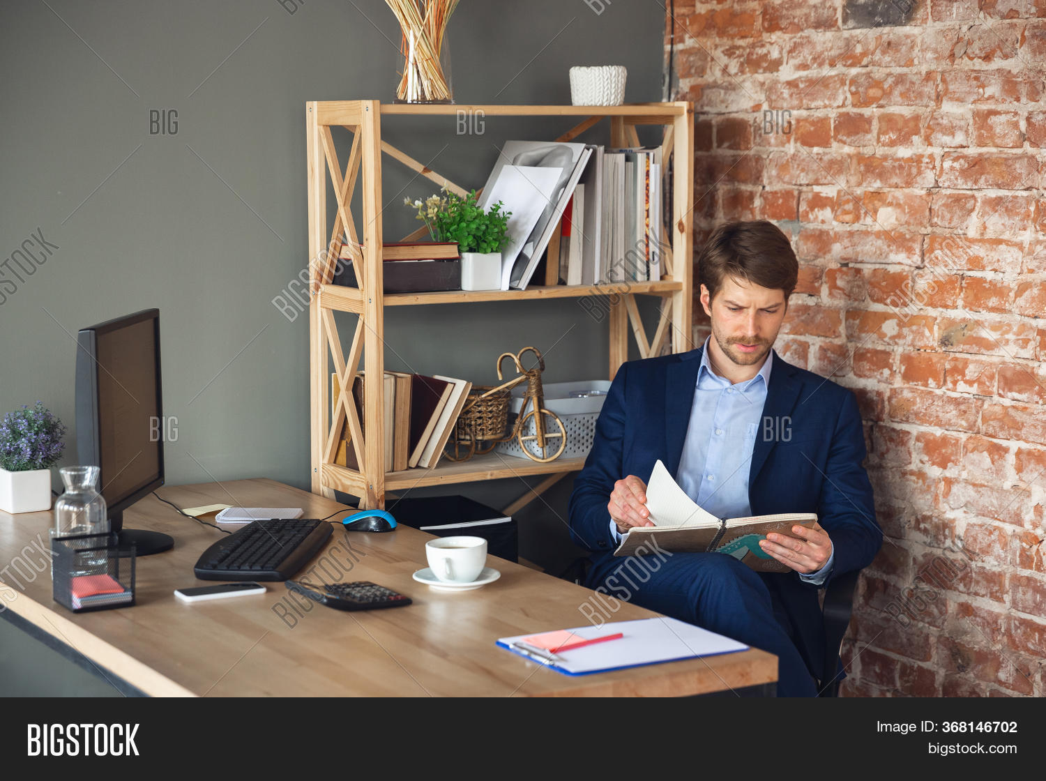 Reviewing Documents, Image & Photo (Free Trial) | Bigstock