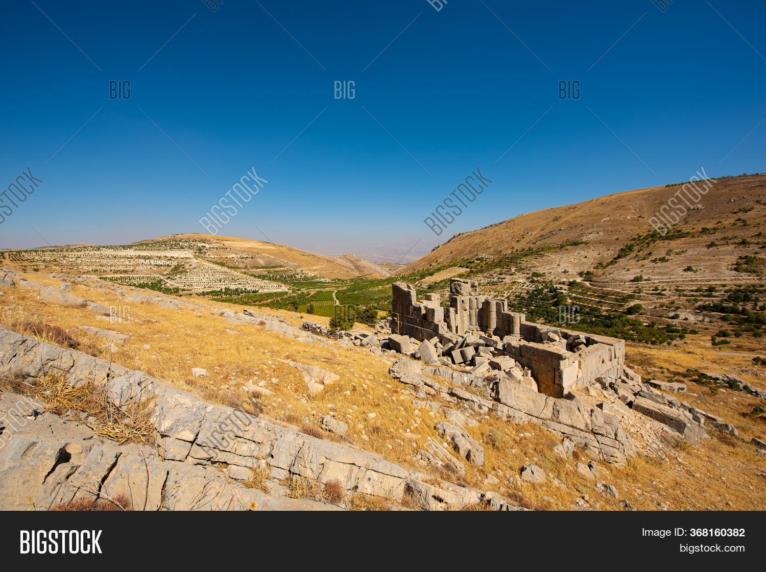 Ruins Niha Upper Roman Image & Photo (Free Trial) | Bigstock