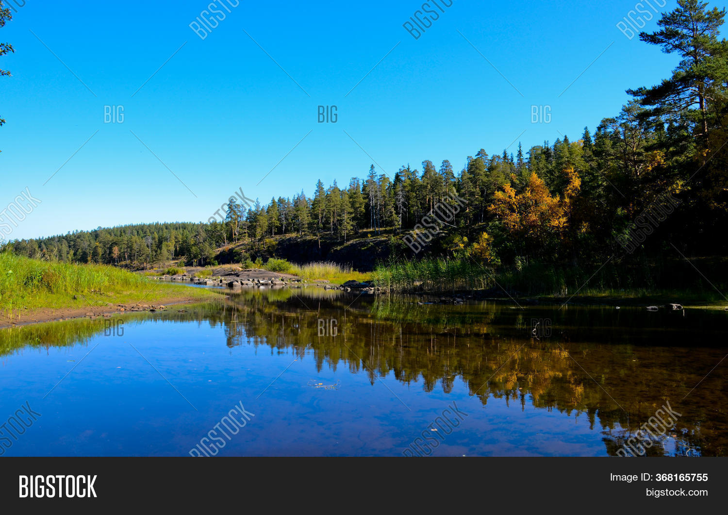 Blue Shallow River. Image & Photo (Free Trial) | Bigstock
