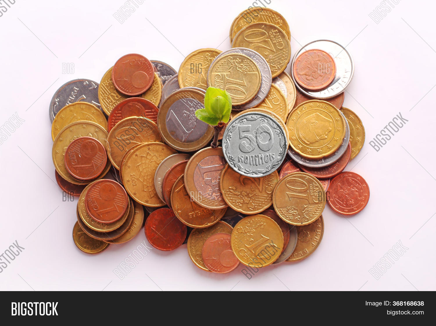 Stack Euro Cent Coins Image & Photo (Free Trial) | Bigstock