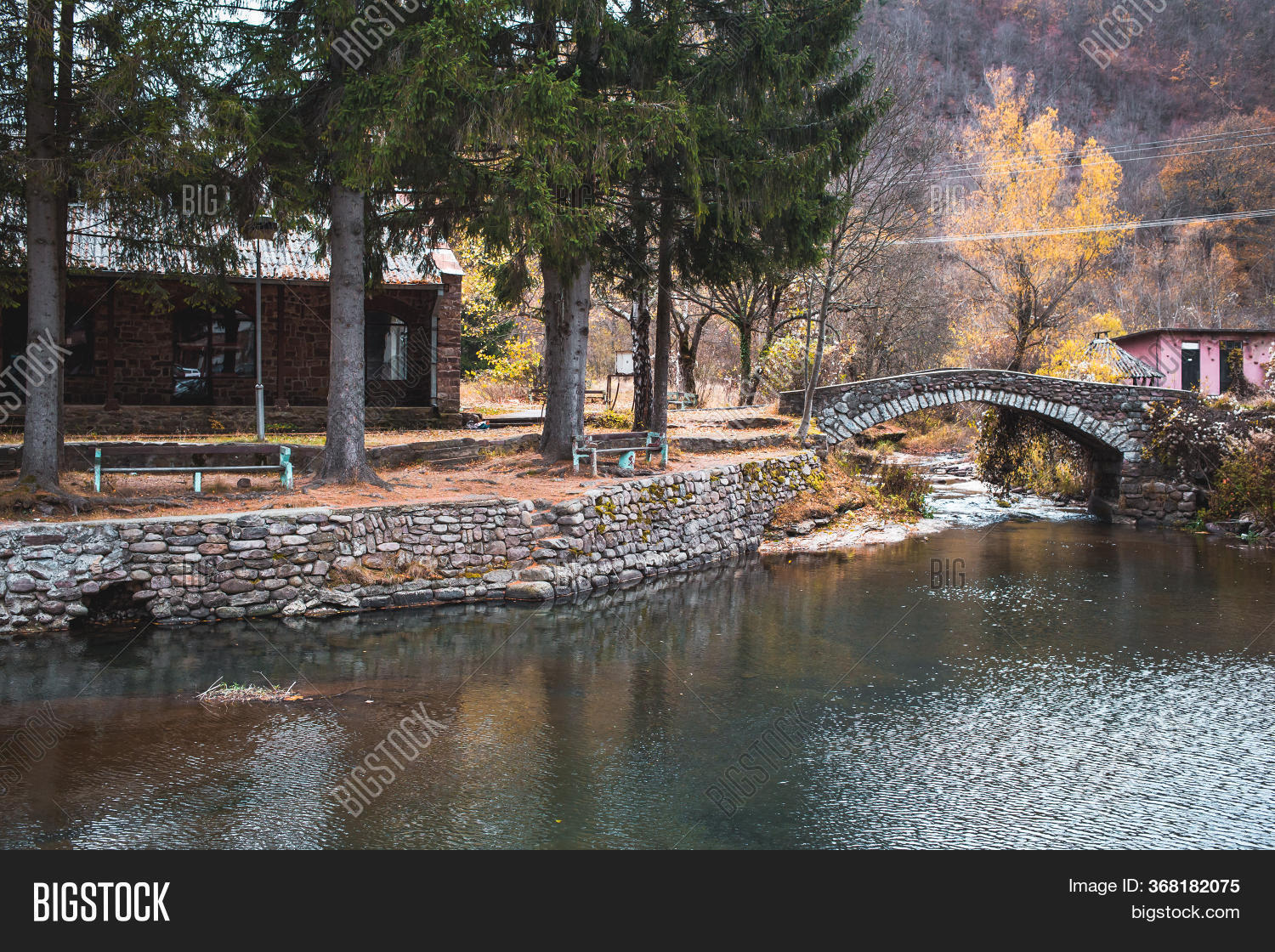 Old Stone Arch Bridge Image & Photo (Free Trial) | Bigstock
