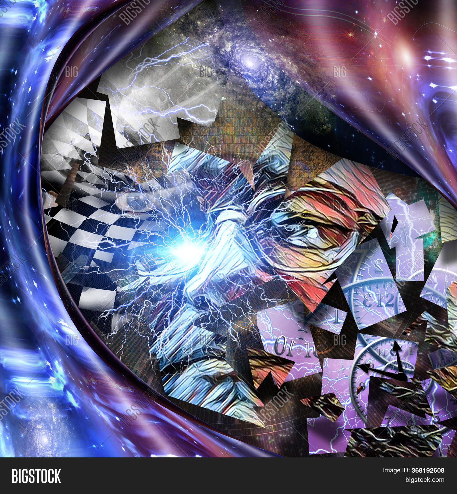 Man Face Surreal Space Image & Photo (Free Trial) | Bigstock