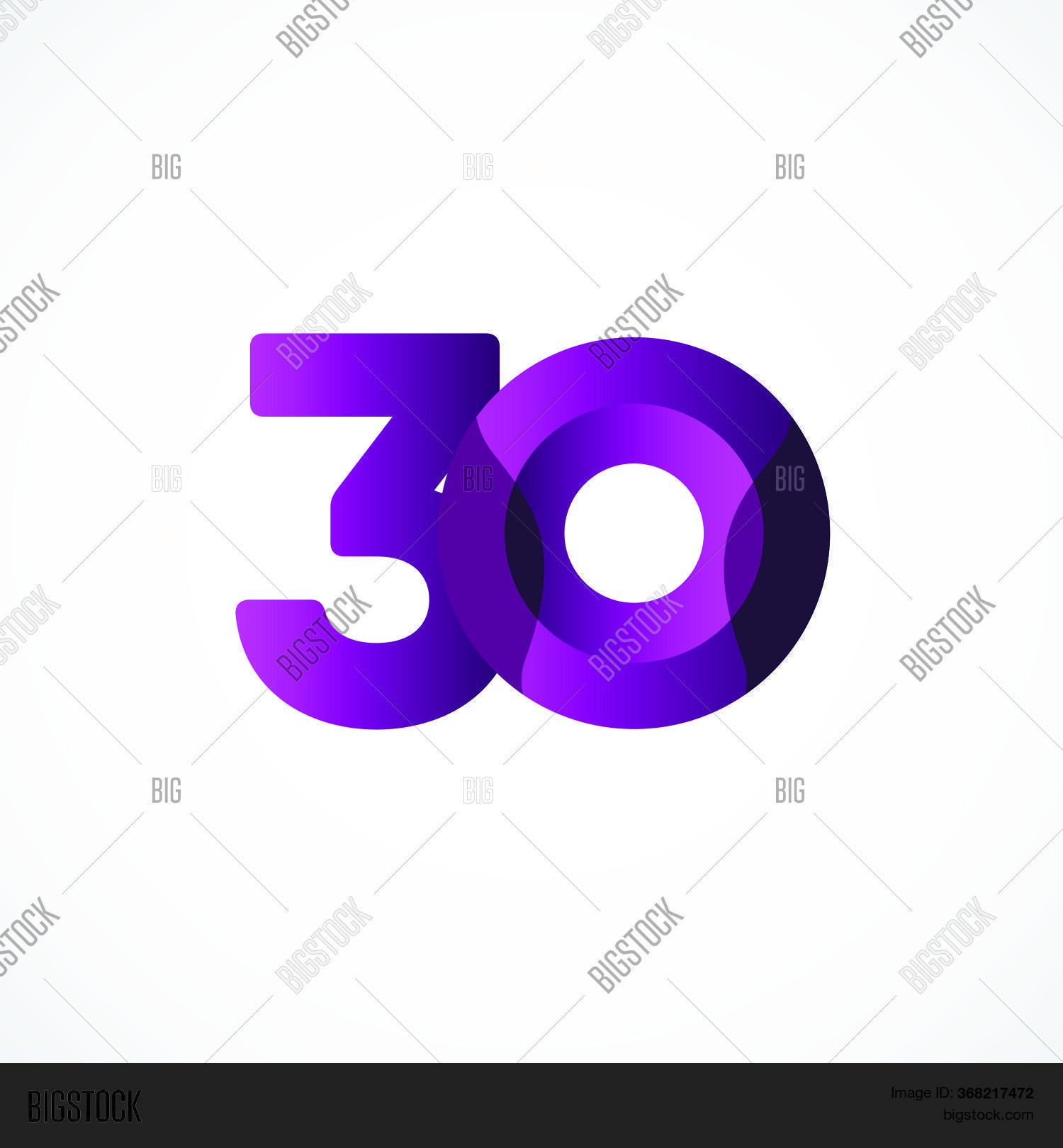 30 Years Anniversary Vector & Photo (Free Trial) | Bigstock