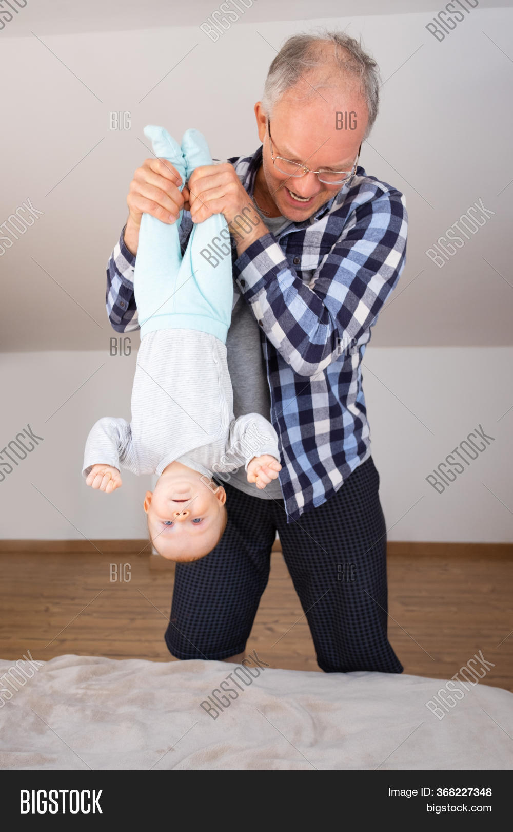 Adorable Baby Hanging Image & Photo (Free Trial) | Bigstock