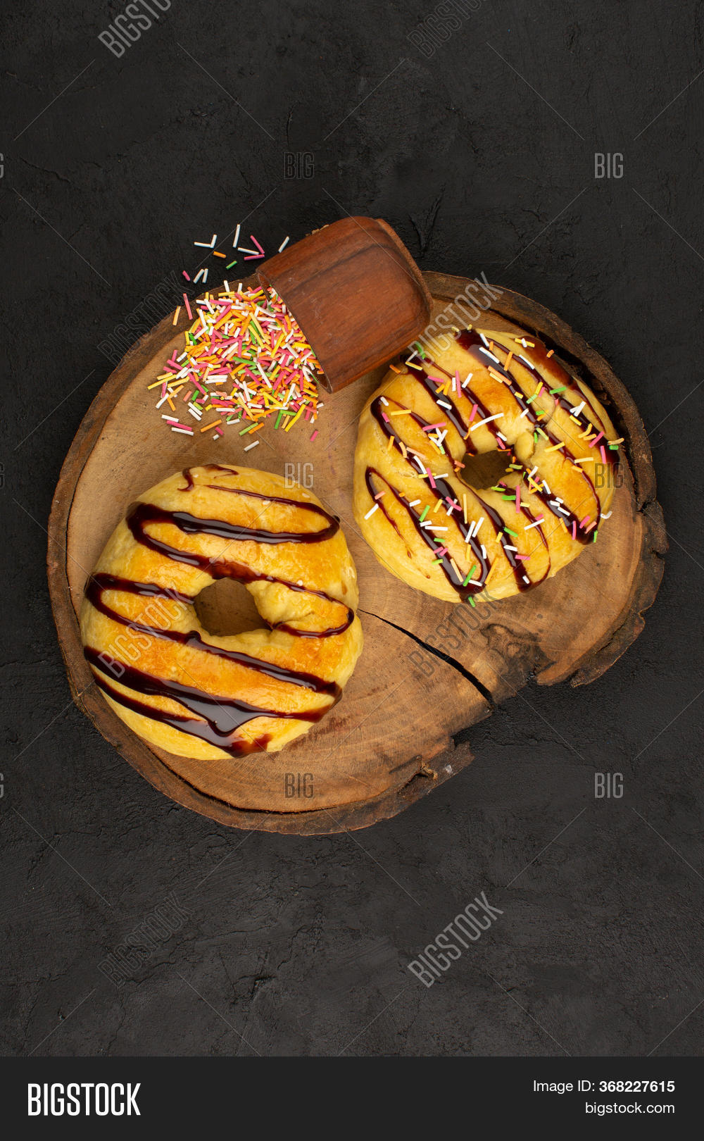Top View Donuts Sweet Image & Photo (Free Trial) | Bigstock
