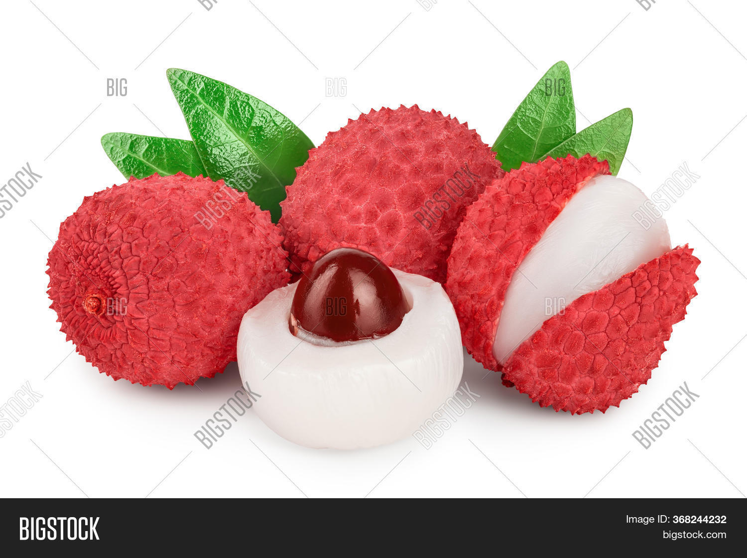 Lychee Fruit Isolated Image & Photo (Free Trial) | Bigstock
