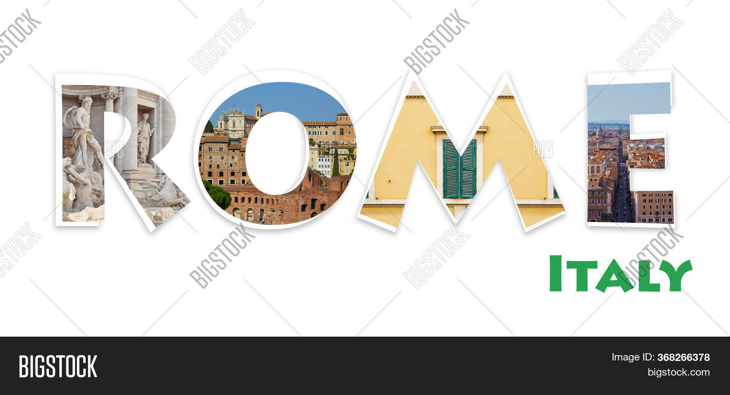 Collage Word Rome Image & Photo (Free Trial) | Bigstock