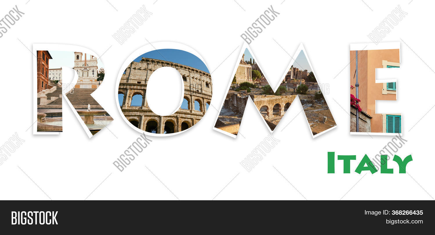 Collage Word Rome Image & Photo (Free Trial) | Bigstock