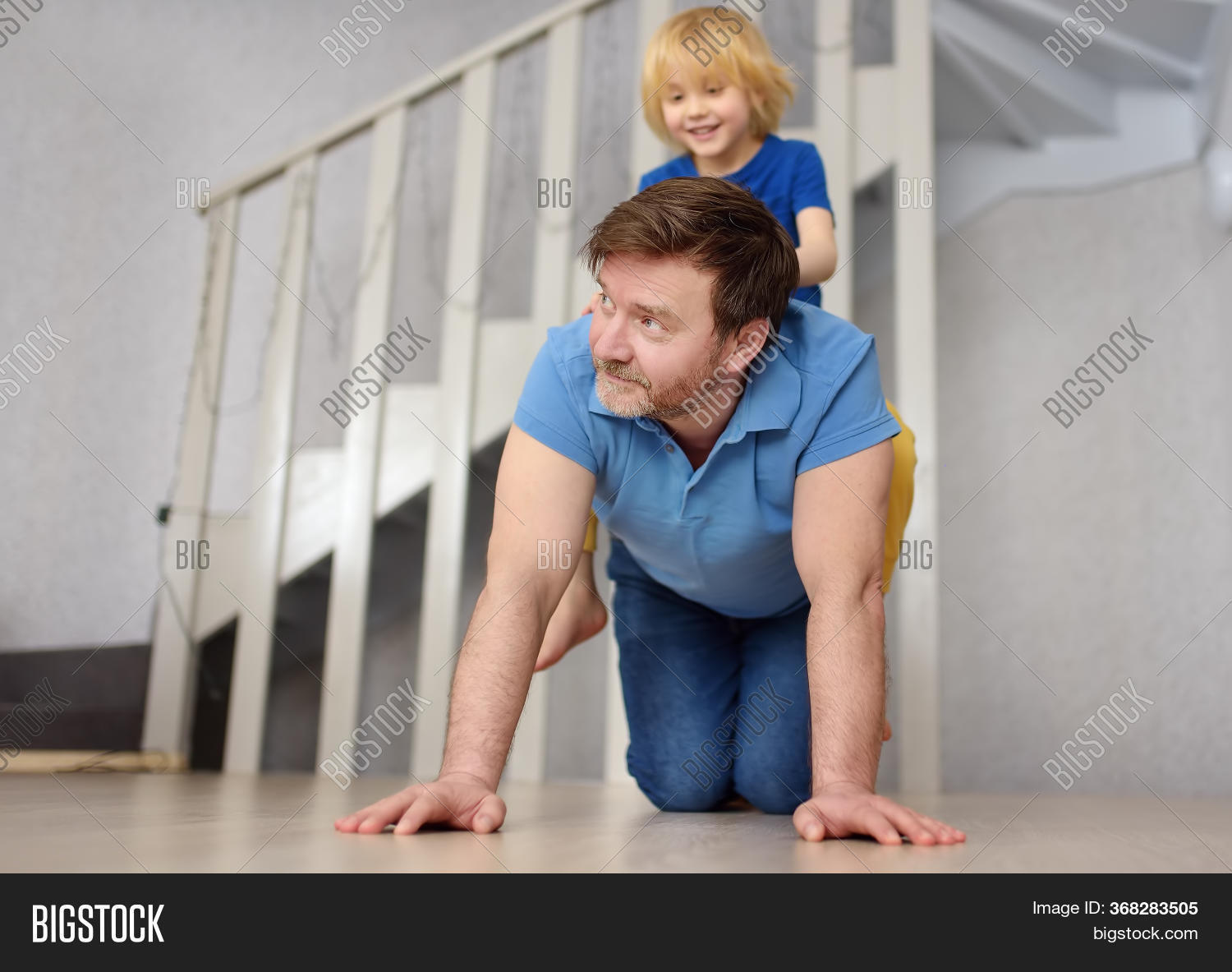 Happy Little Boy Rides Image & Photo (Free Trial) | Bigstock