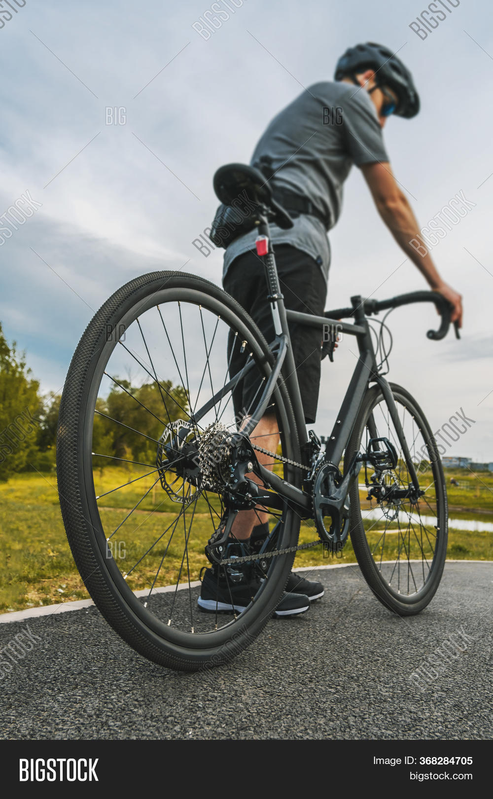 Vertical Shot Cyclist Image & Photo (Free Trial) | Bigstock