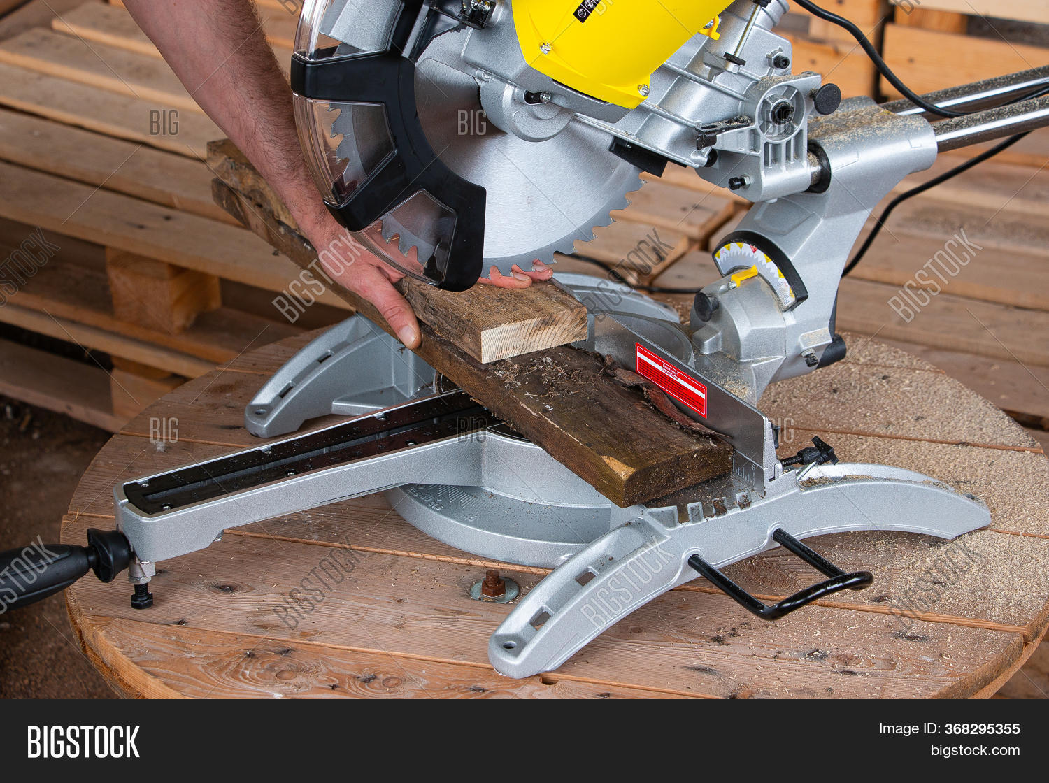 Miter Saw Cutting Tree Image & Photo (Free Trial) | Bigstock