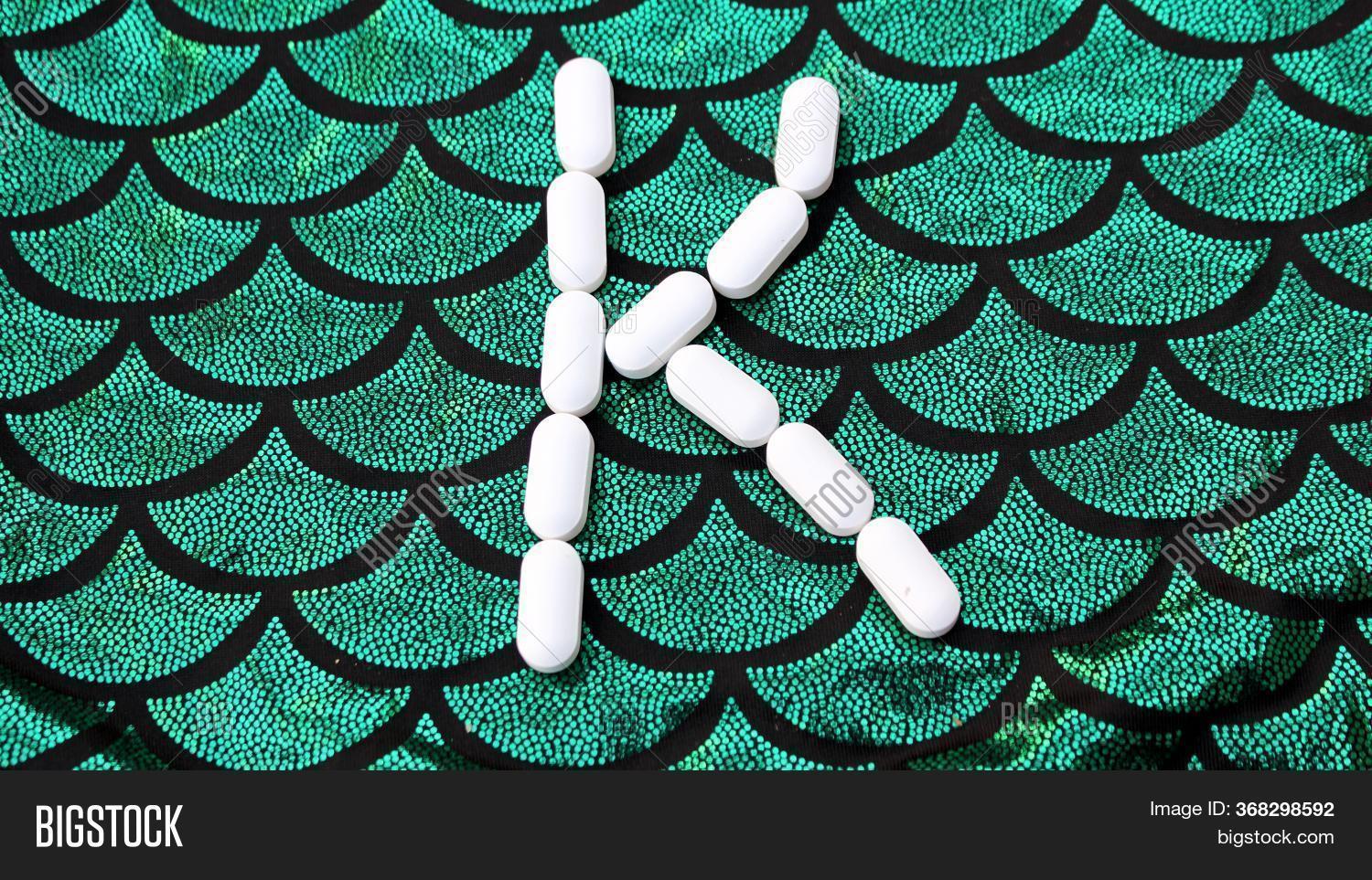 Alphabet Made Pills On Image & Photo (Free Trial) | Bigstock