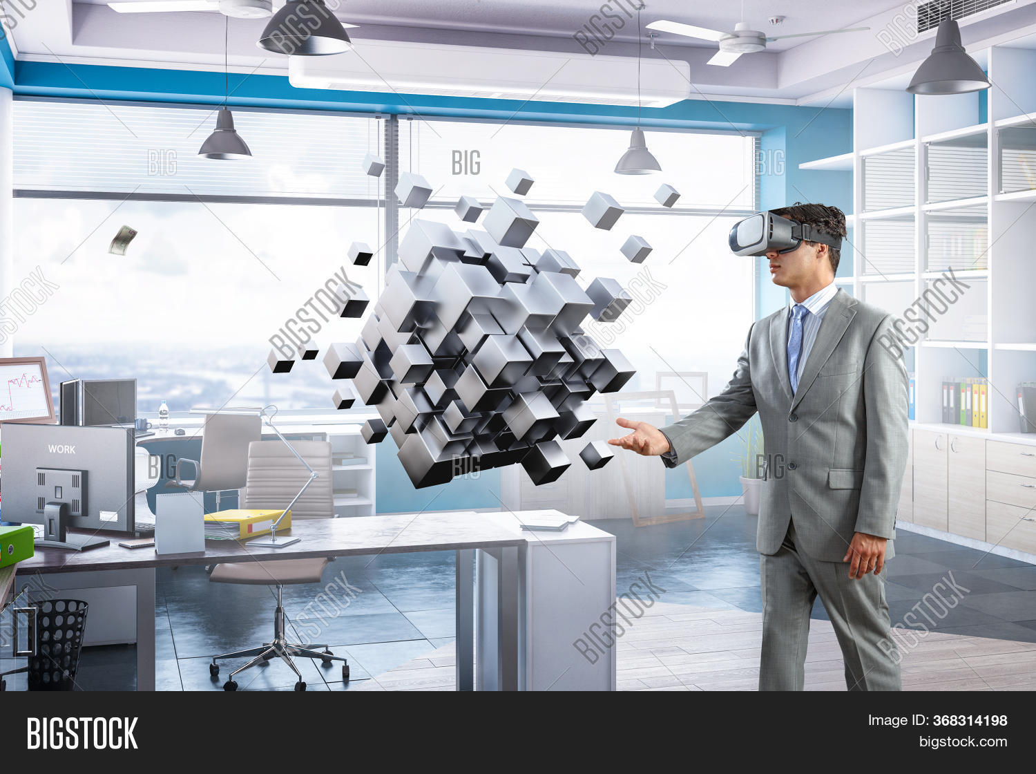 Man Wearing Virtual Image & Photo (Free Trial) | Bigstock