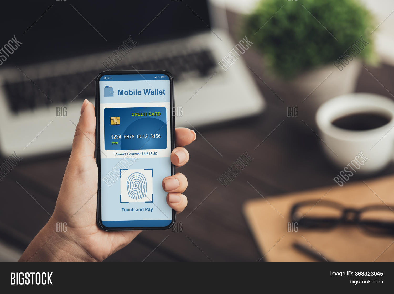 Digital Mobile Wallet Image & Photo (Free Trial) | Bigstock