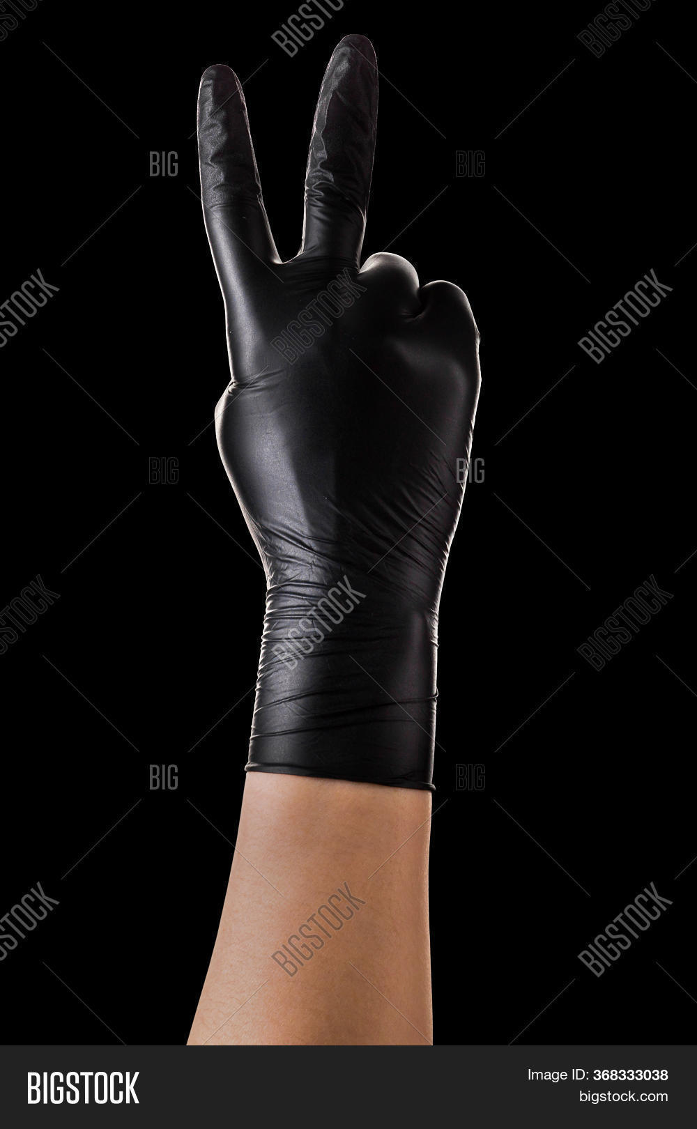 Hand Black Gloves Image & Photo (Free Trial) | Bigstock