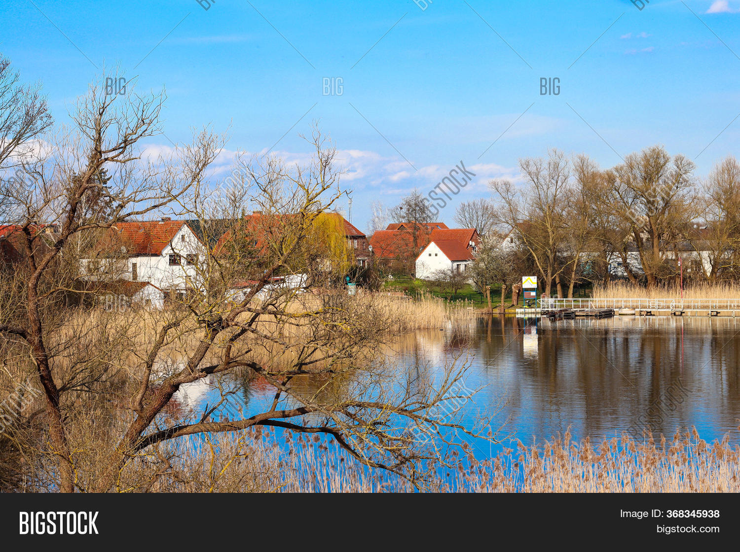 Houses Lake Image & Photo (Free Trial) | Bigstock