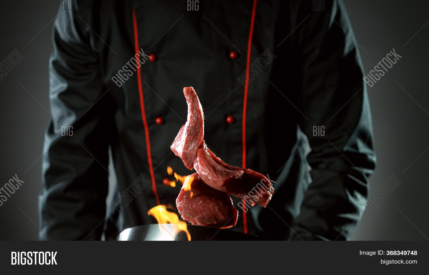 Closeup Chef Throwing Image & Photo (Free Trial) | Bigstock