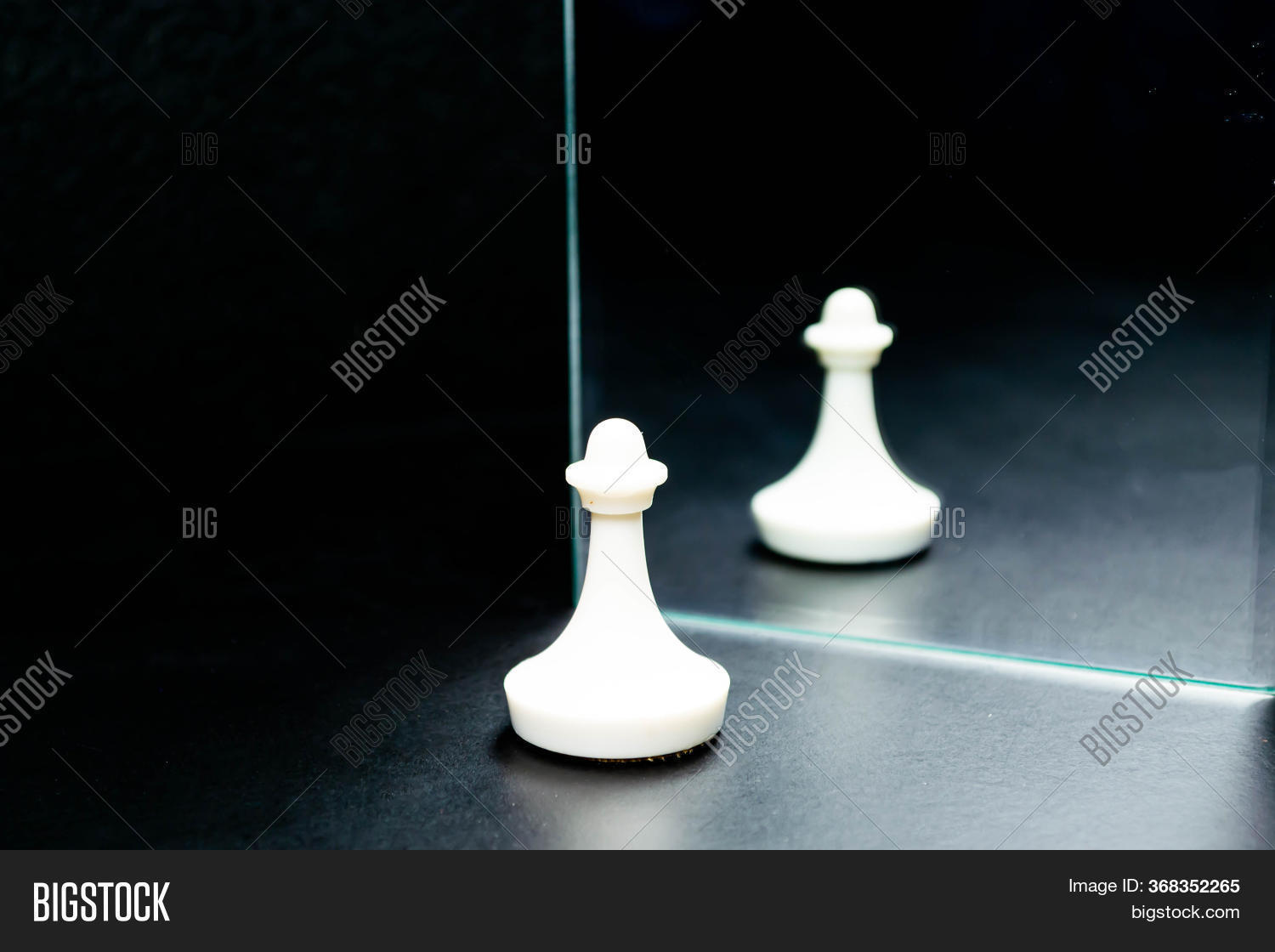 Chess Figure Mirror On Image & Photo (Free Trial) | Bigstock