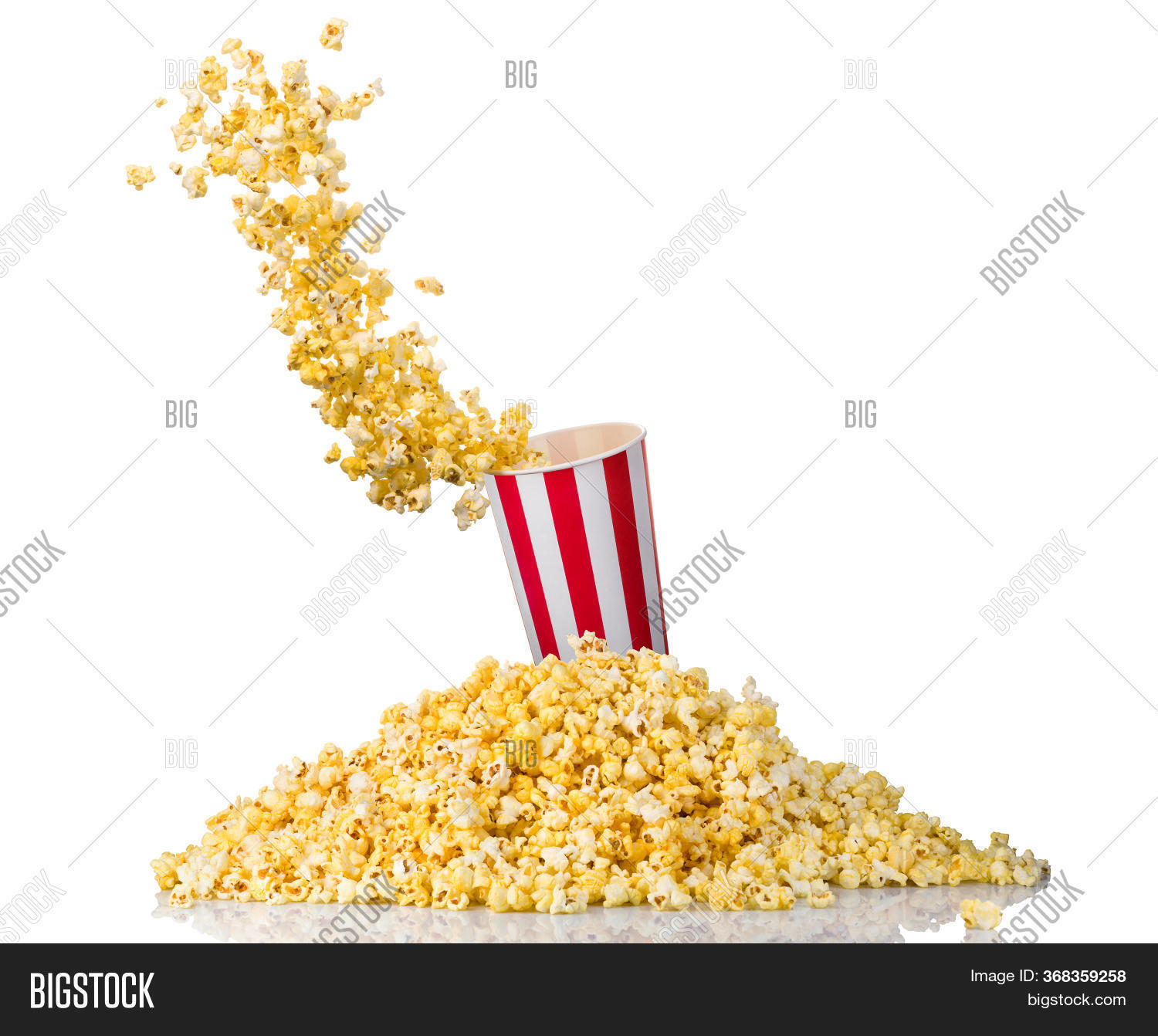 Flying Popcorn Paper Image & Photo (Free Trial) | Bigstock