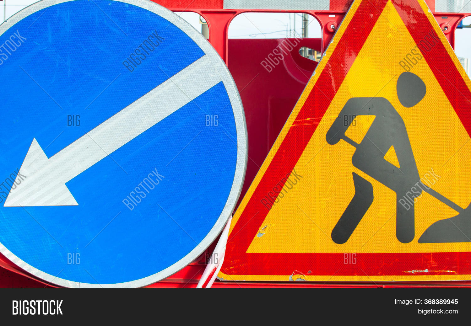 Road Works. Traffic Image & Photo (Free Trial) | Bigstock