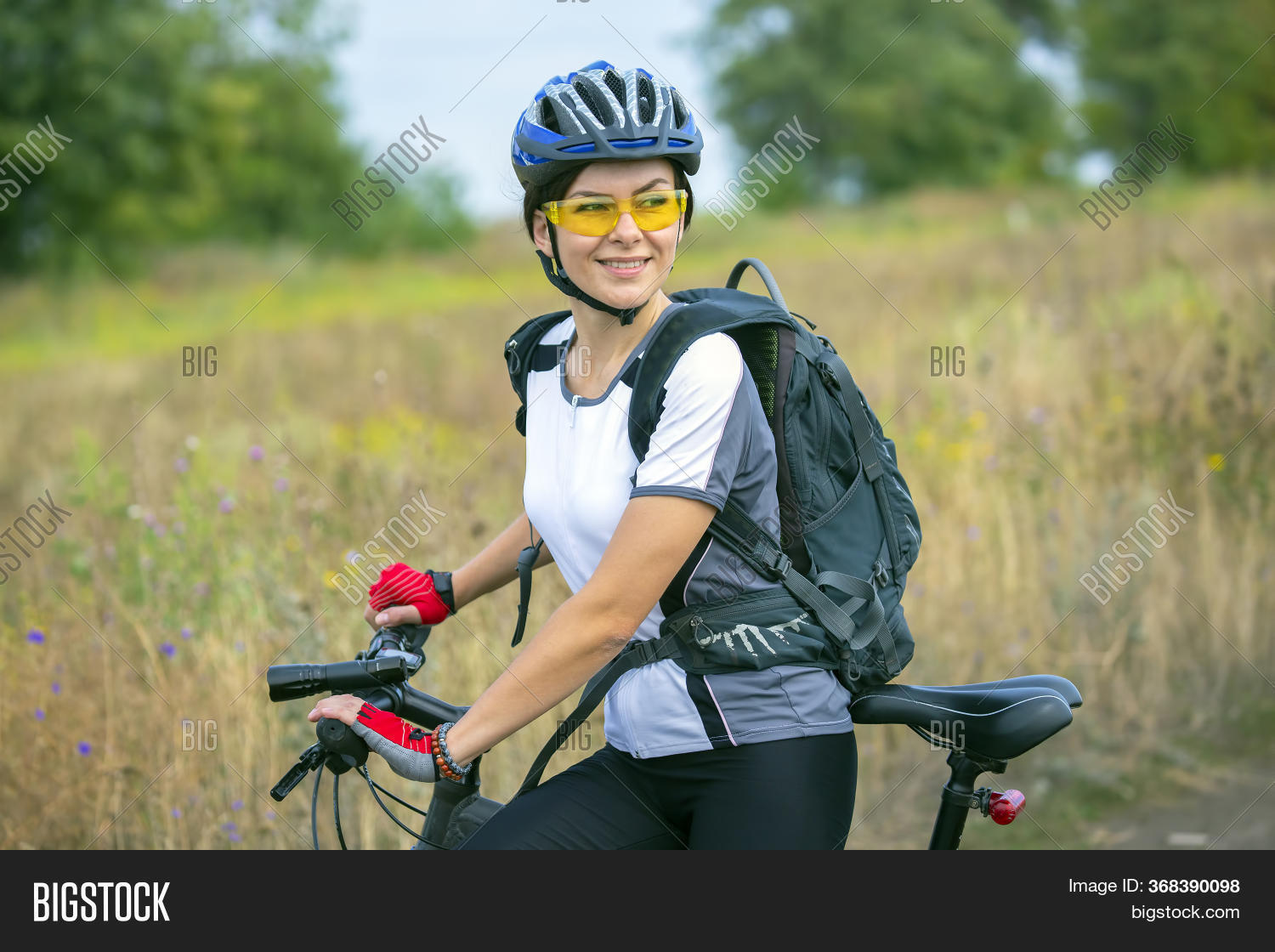 Beautiful Girl Cyclist Image & Photo (Free Trial) | Bigstock