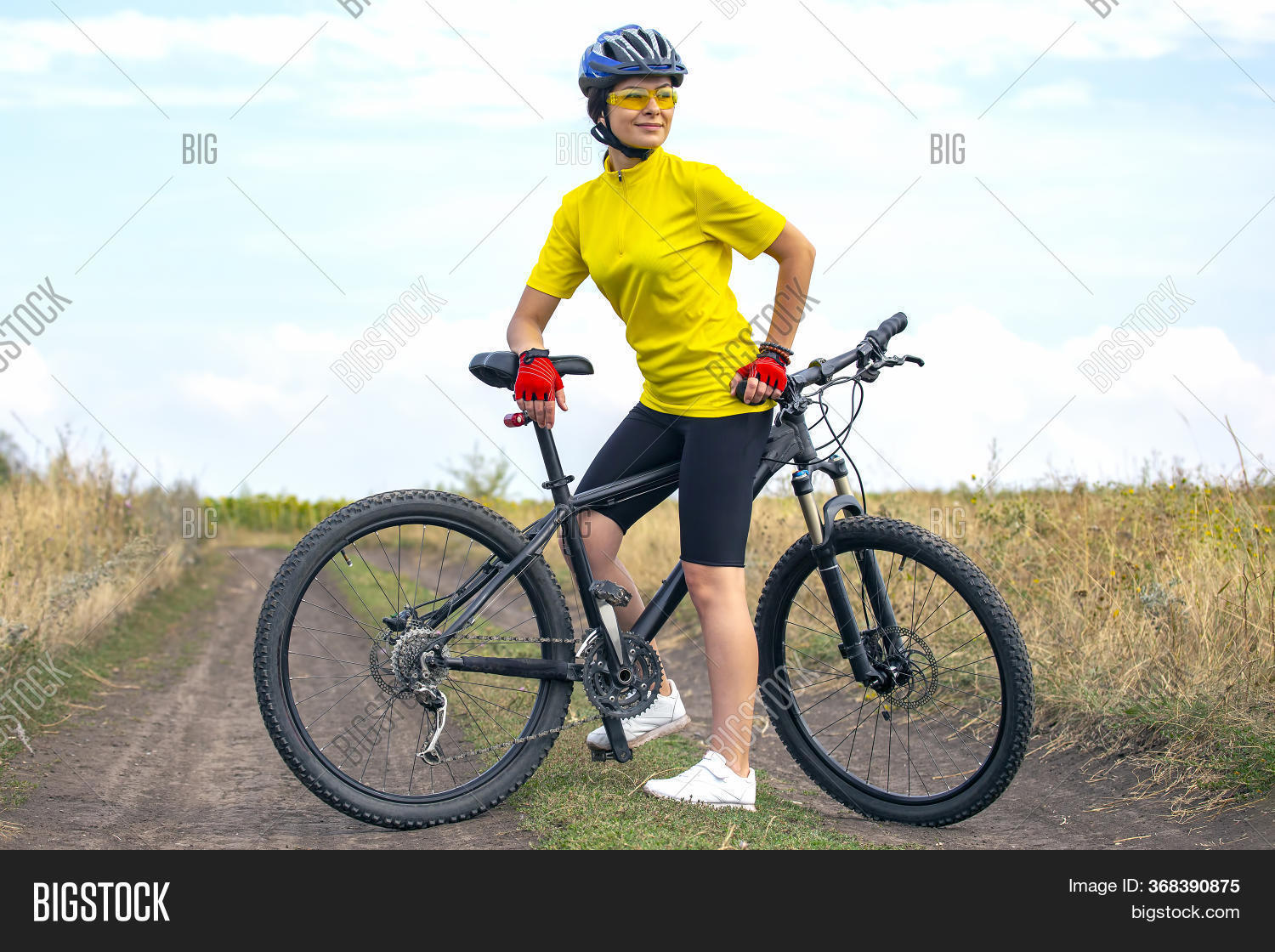 Beautiful Girl Cyclist Image & Photo (Free Trial) | Bigstock