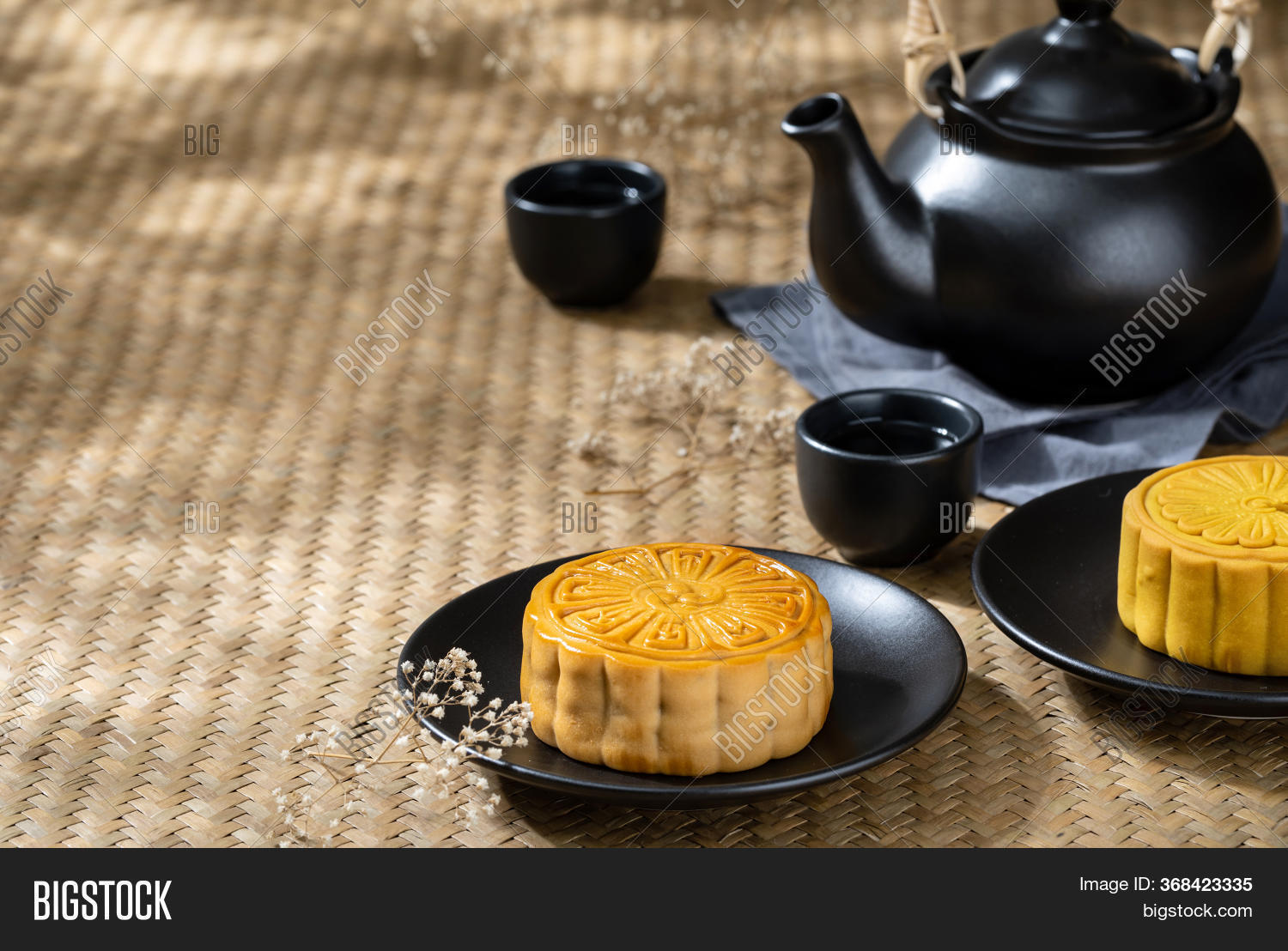 Moon Cake Cup Hot Tea Image & Photo (Free Trial) | Bigstock