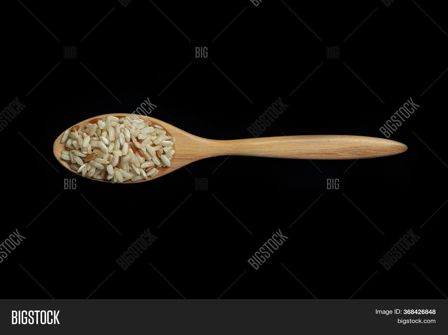 Pile Brown Rice Spoon Image & Photo (Free Trial) | Bigstock