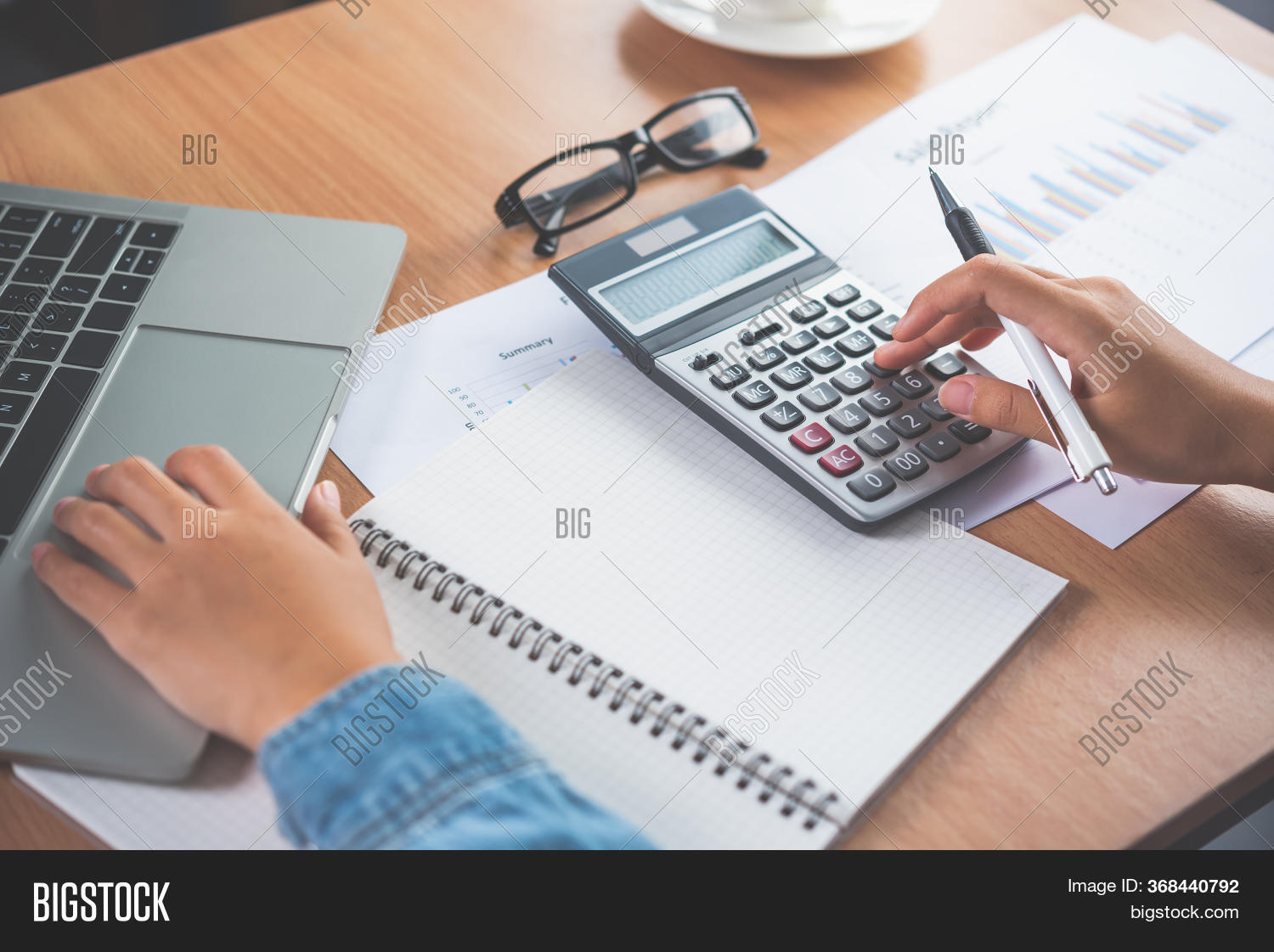 Accountant's Hand Image & Photo (Free Trial) | Bigstock