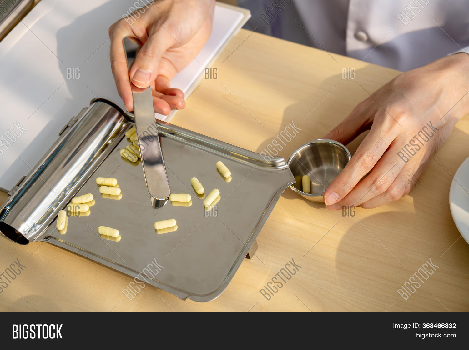 Pharmacist Counting Image & Photo (Free Trial) | Bigstock