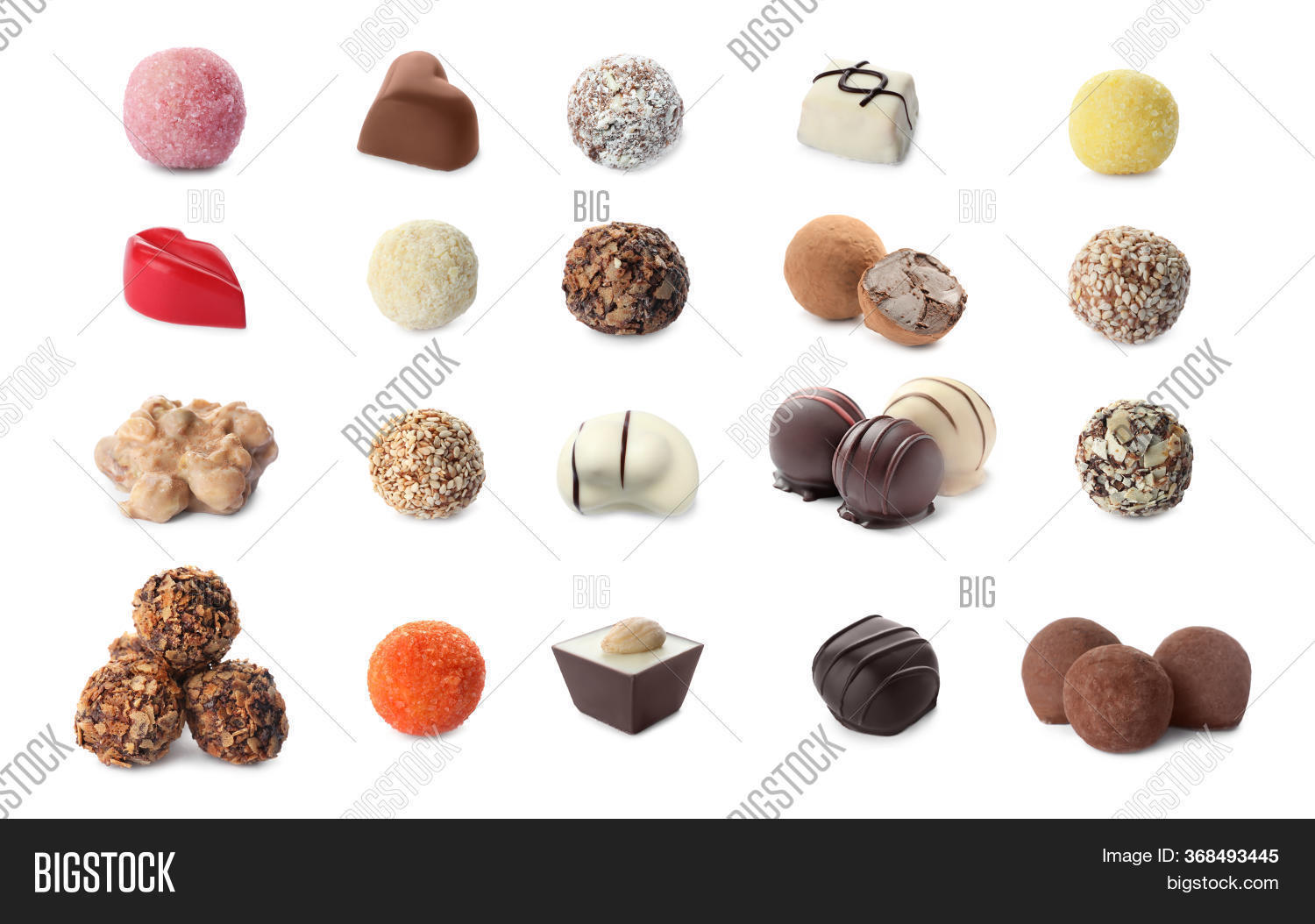 Set Colorful Chocolate Image & Photo (Free Trial) | Bigstock