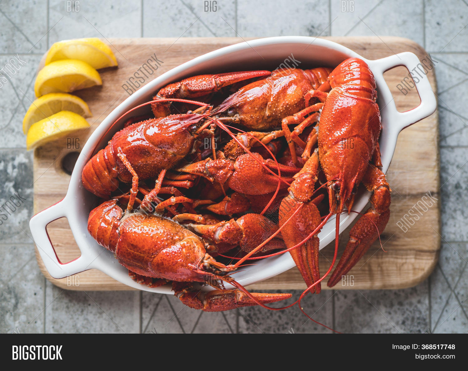 Red Boiled Crayfish Image & Photo (Free Trial) | Bigstock