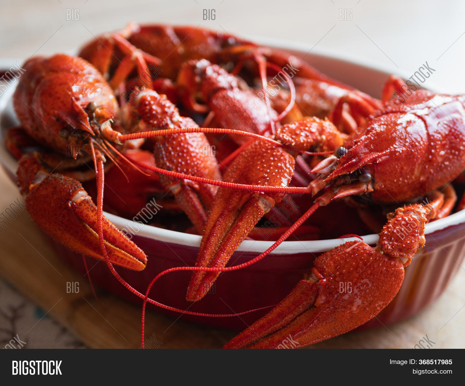 Red Boiled Crayfish Image & Photo (Free Trial) | Bigstock
