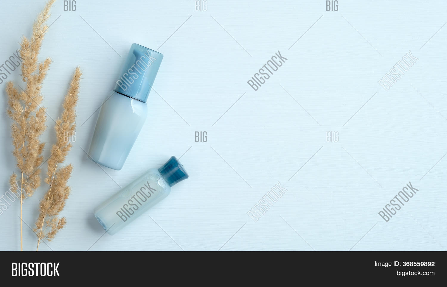 Blue Cosmetic Bottles Image & Photo (Free Trial) | Bigstock