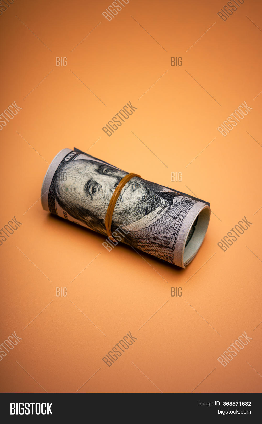 Roll Money Isolated On Image & Photo (Free Trial) | Bigstock