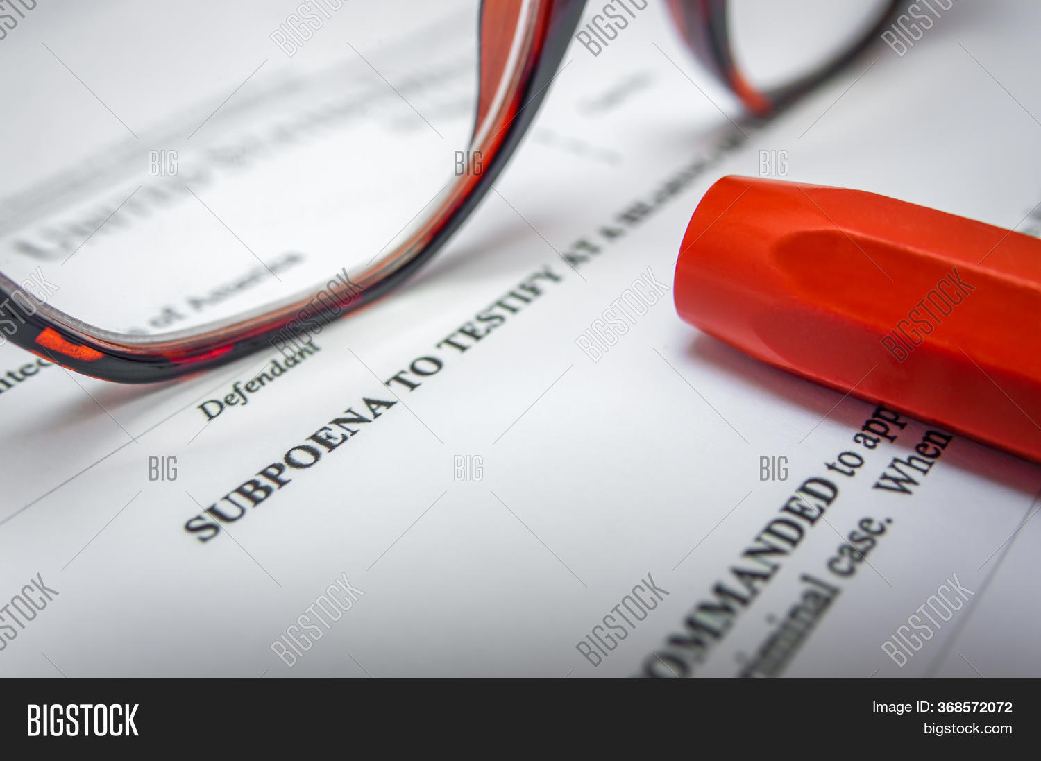 Detail Subpoena Image & Photo (Free Trial) | Bigstock