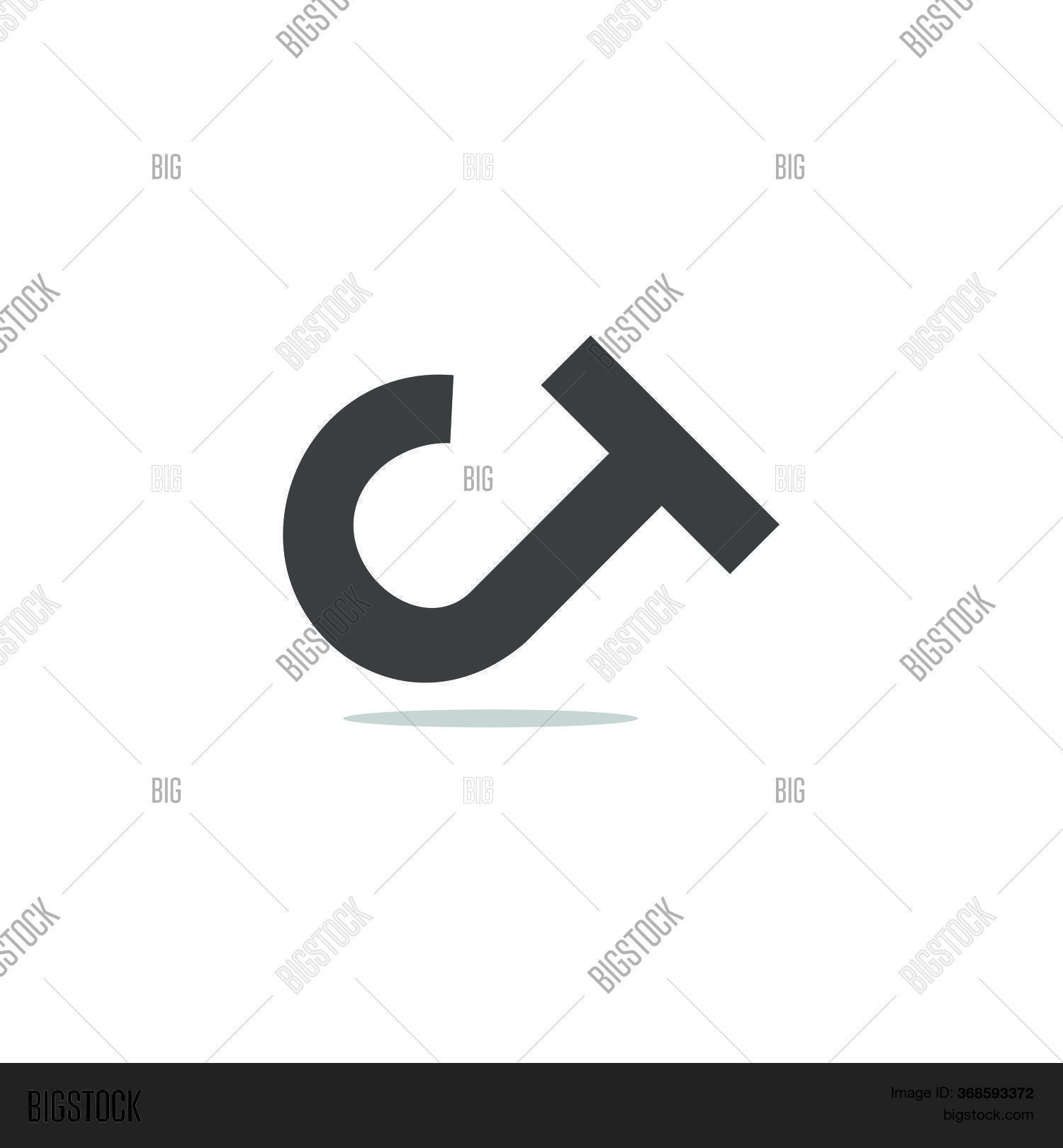 Letter Ct Simple Vector & Photo (Free Trial) | Bigstock